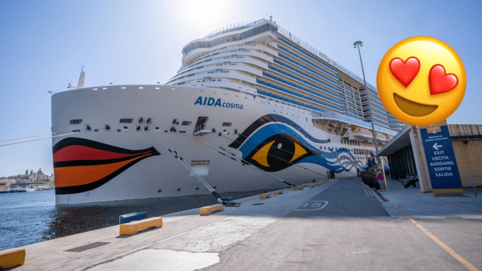 What a beauty! 'Longest cruise ship' to arrive in Malta docks in Valletta