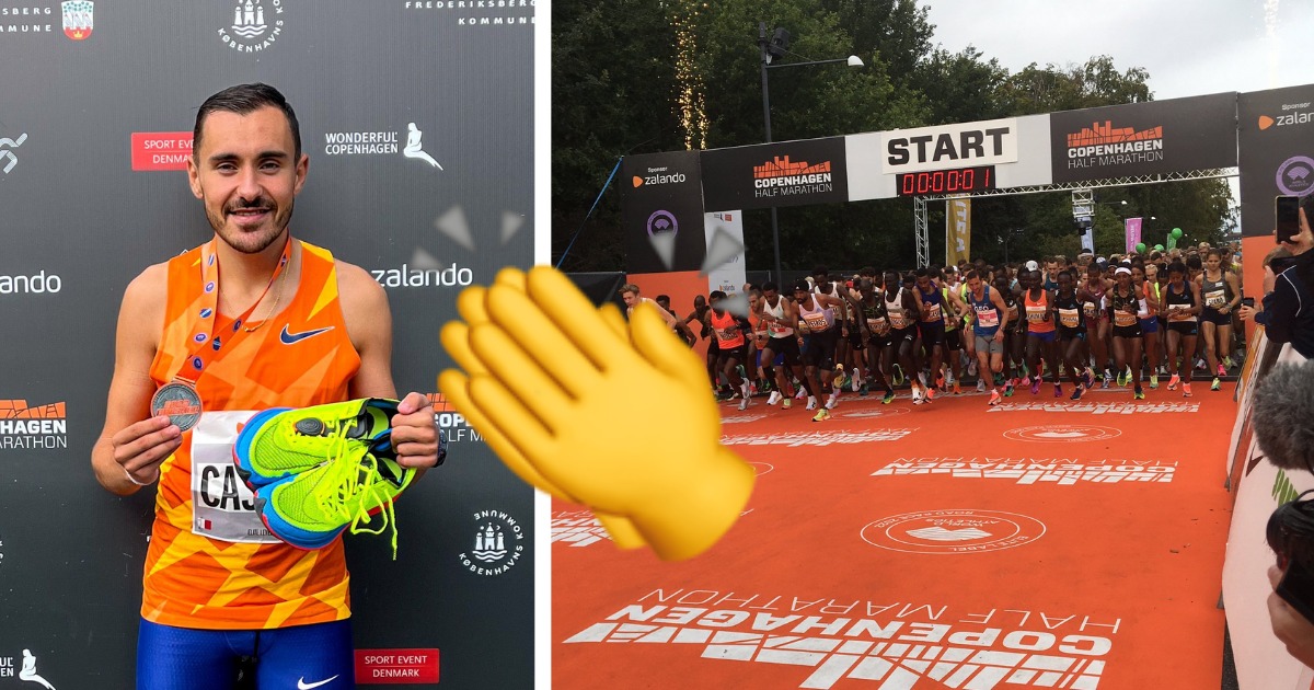 Mellieha’s Dillon Cassar smashes national Half Marathon record in Denmark