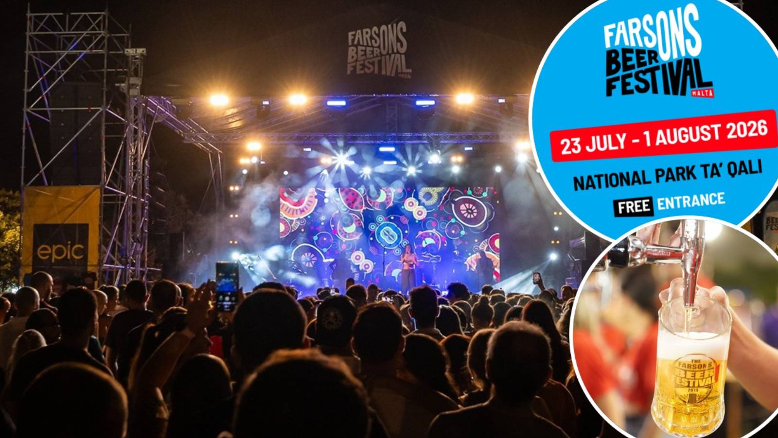 Mark your calendars, Malta! Farsons Beer Festival returns to Ta' Qali ...