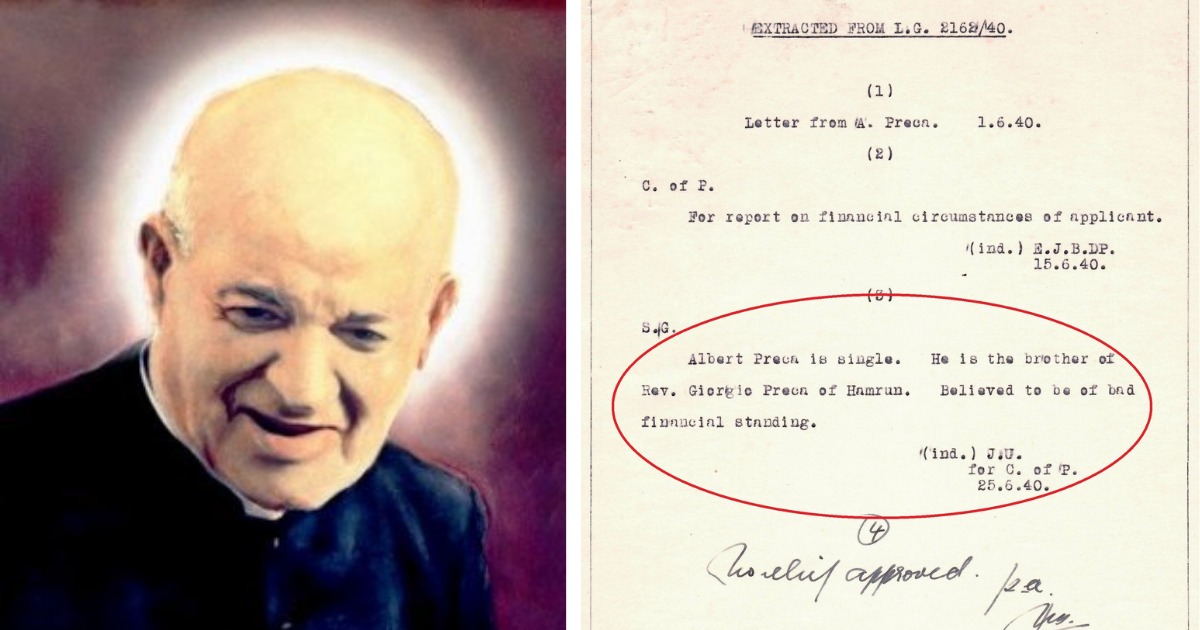 61 years ago today, beloved religious icon San Gorg Preca passed away