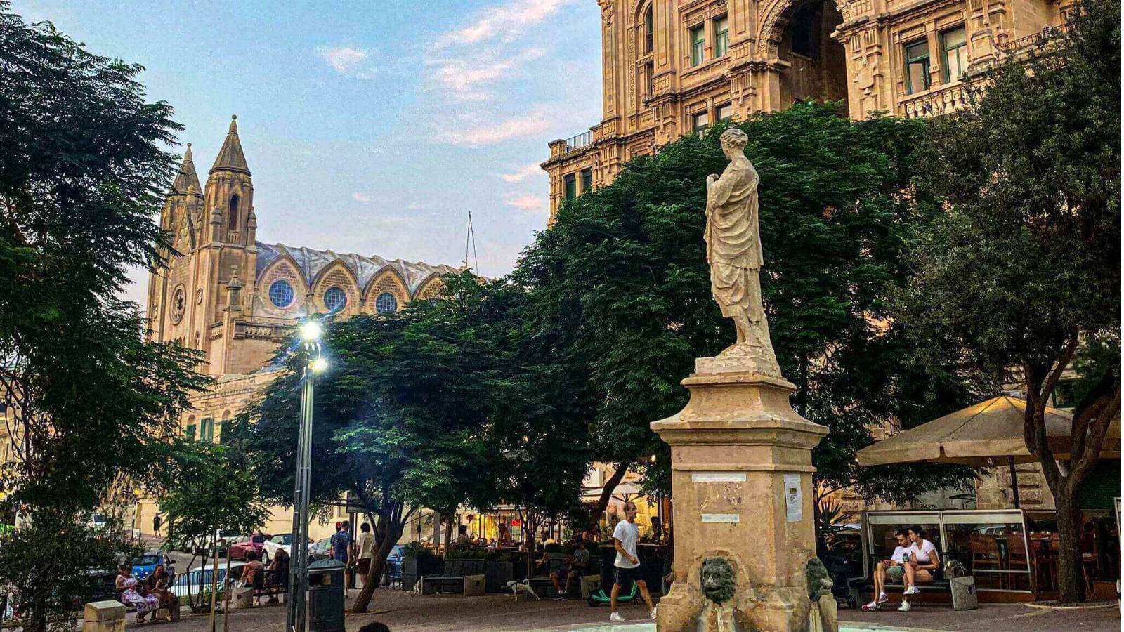 Ever wondered how the fountain in the centre of St Julian’s Balluta ...