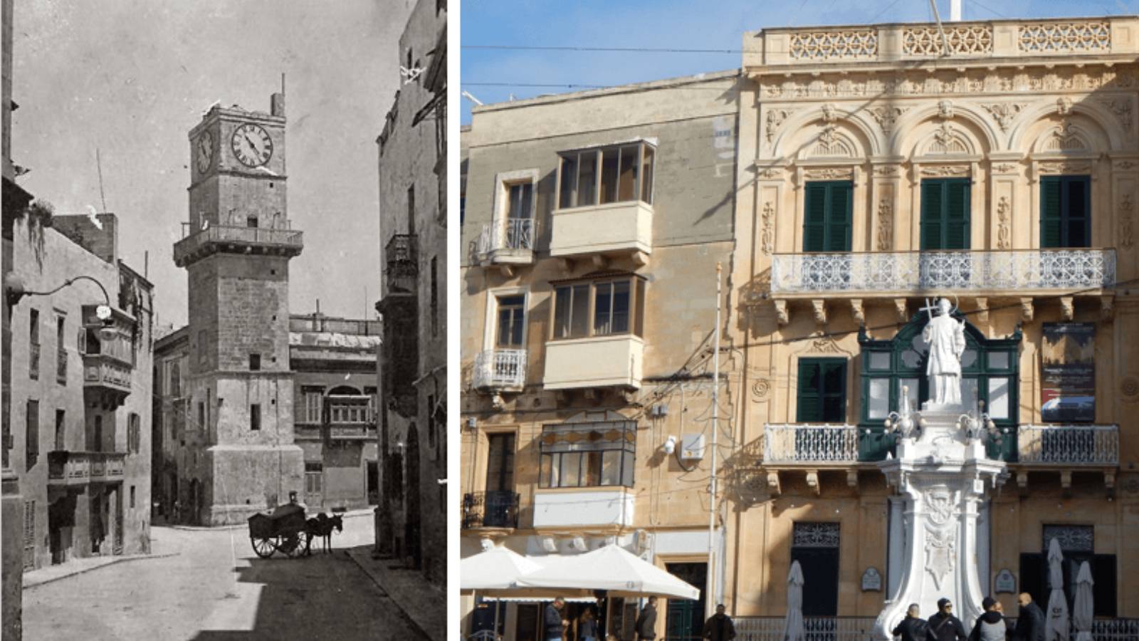 Malta’s lost landmarks! Decades old photo shows the now destroyed Birgu ...