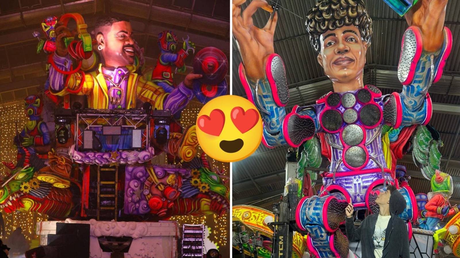 Musical legacy! Carnival float celebrates the passage of time with ...