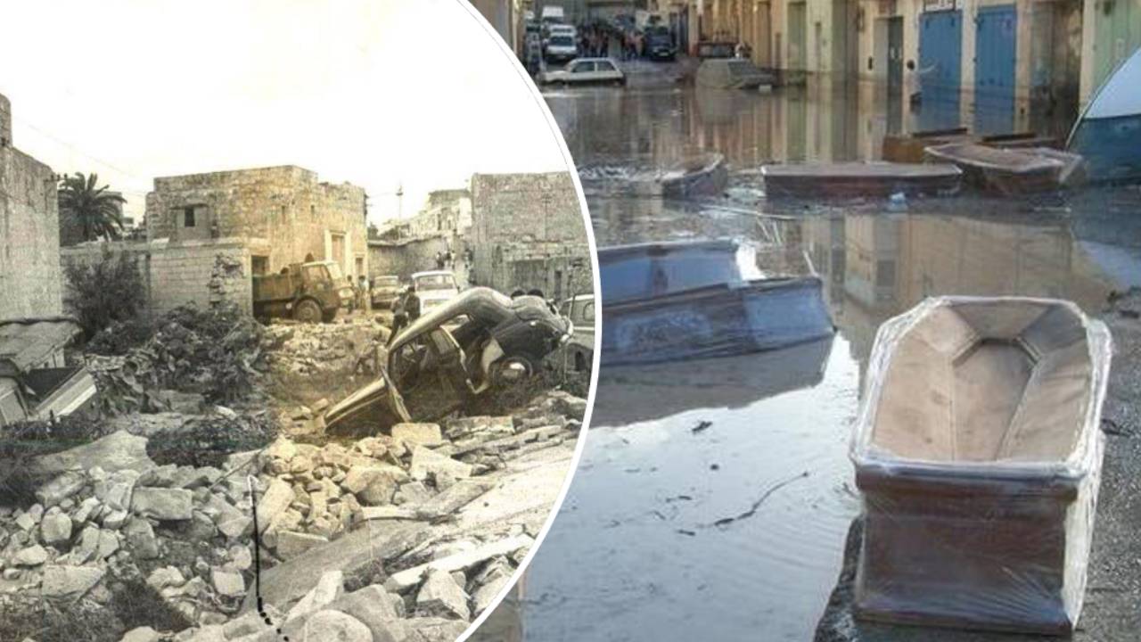 Coffins drifting downstream! It’s been 11 years since THAT storm hit ...