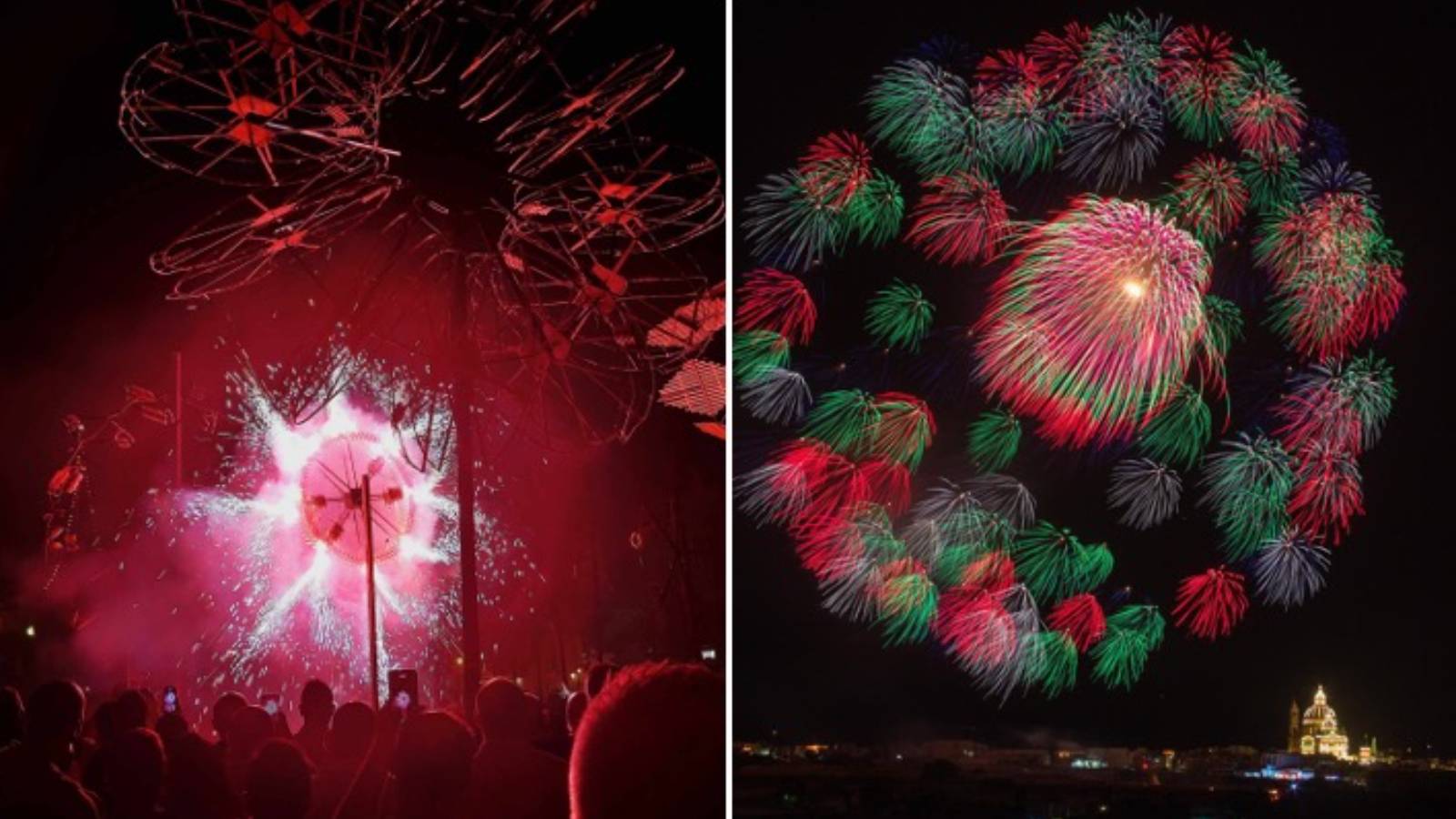 Wow! Spectacular fireworks illuminate Malta and Gozo last weekend ...