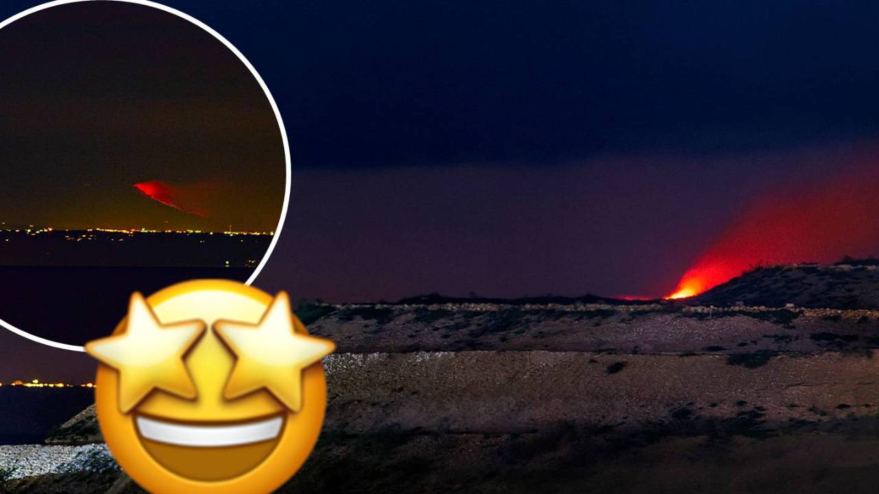 What a sight! Local photographers capture Mt Etna’s eruption last night