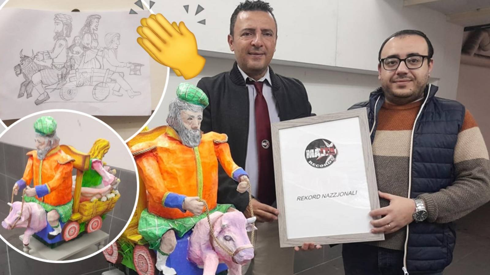 A tiny masterpiece! Miniature Carnival float sets new Maltese record