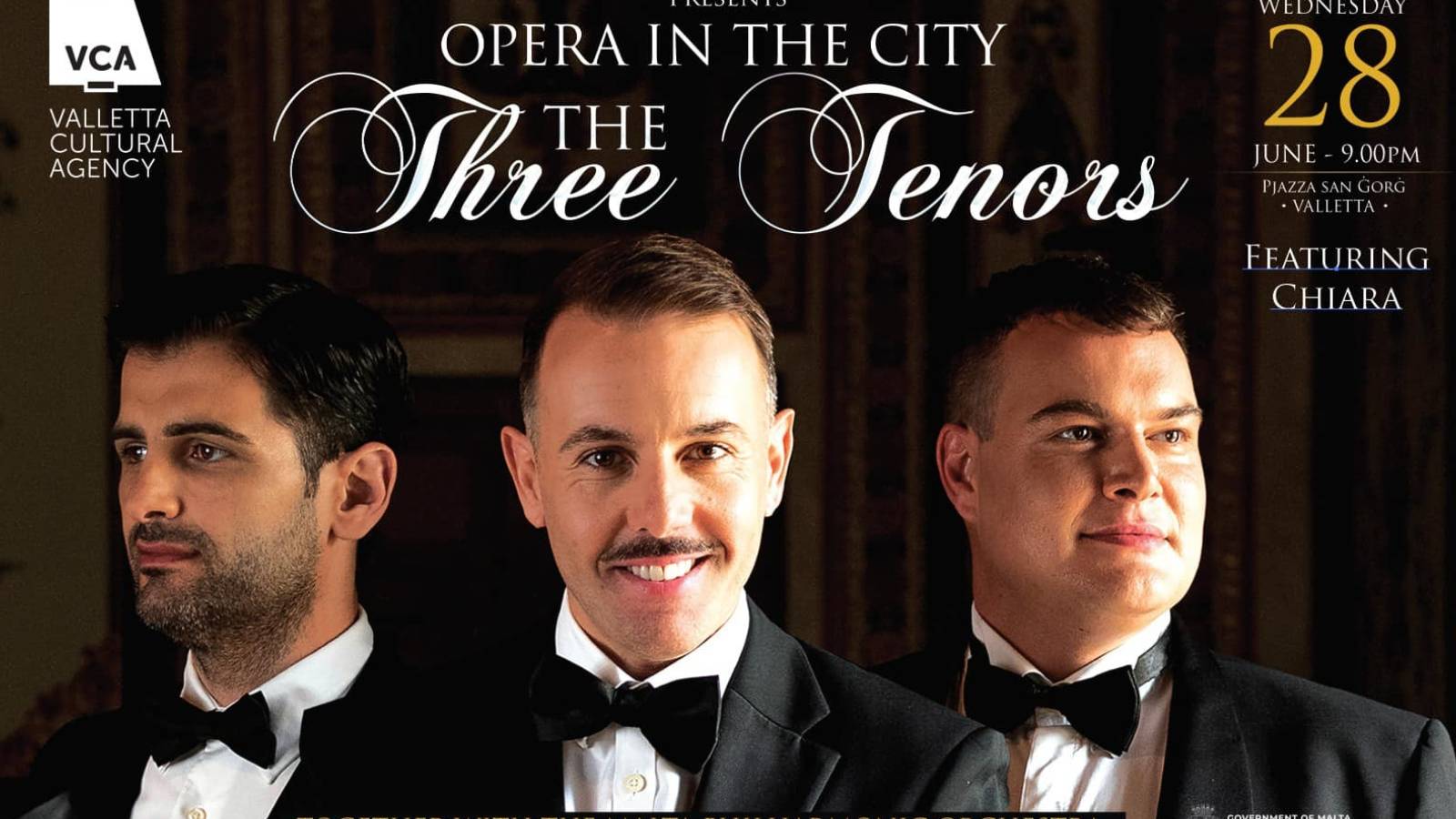 Opera in Valletta: A magical evening with The Three Tenors!