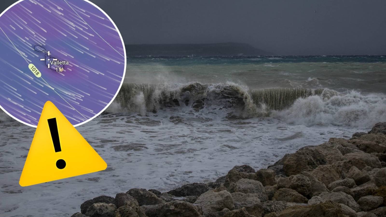 Gale warning! Malta braces for a very windy weekend reaching forces 8 and 9