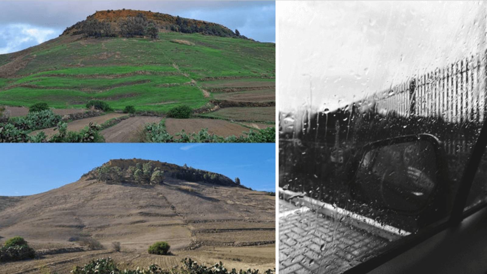 One year apart! Photos of Gozo’s Gelmus Hill in 2023 and 2022 show how ...