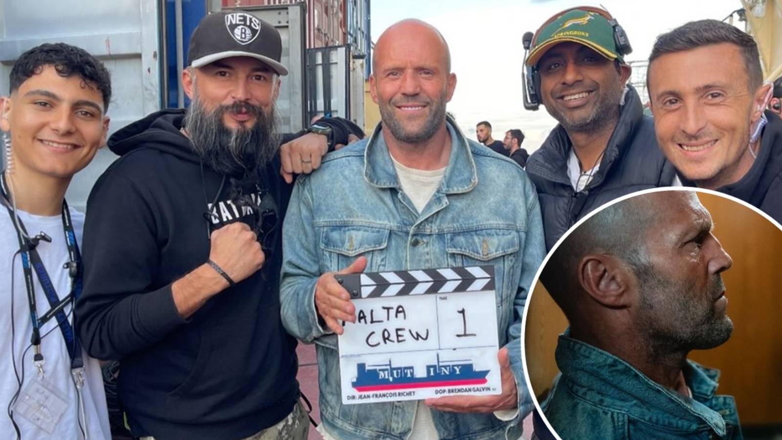 That’s a wrap! Jason Statham shares a snap with Maltese crew as ‘Mutiny ...