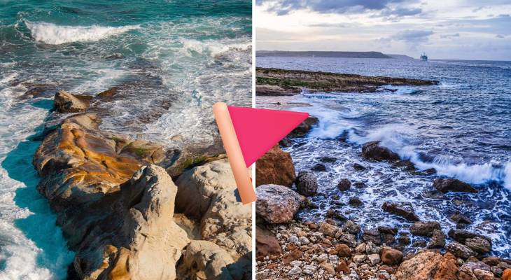 Rough seas alert! Double red flags signal danger for swimmers around ...