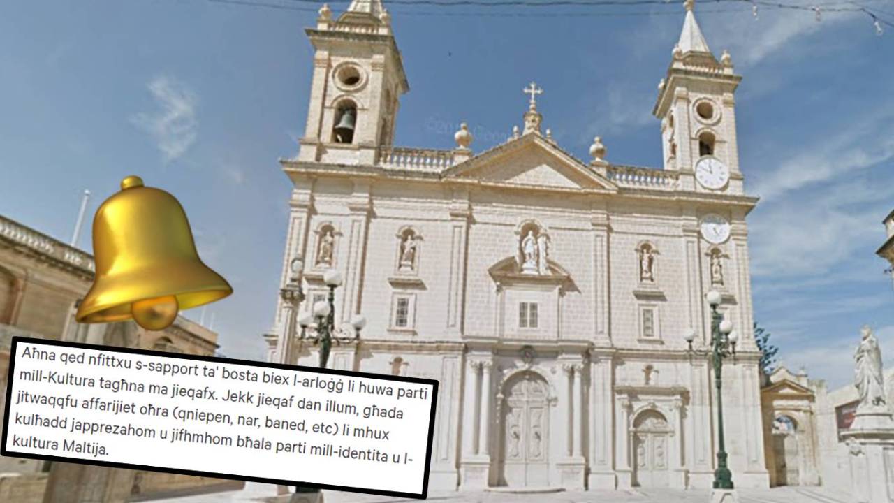 Petition launched to save the Qormi church bells after family complains ...
