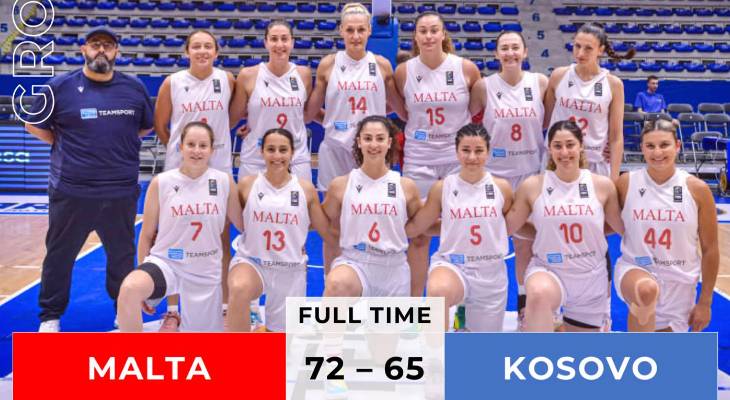 Malta triumphs! Women's basketball team defeats Kosovo in Small ...