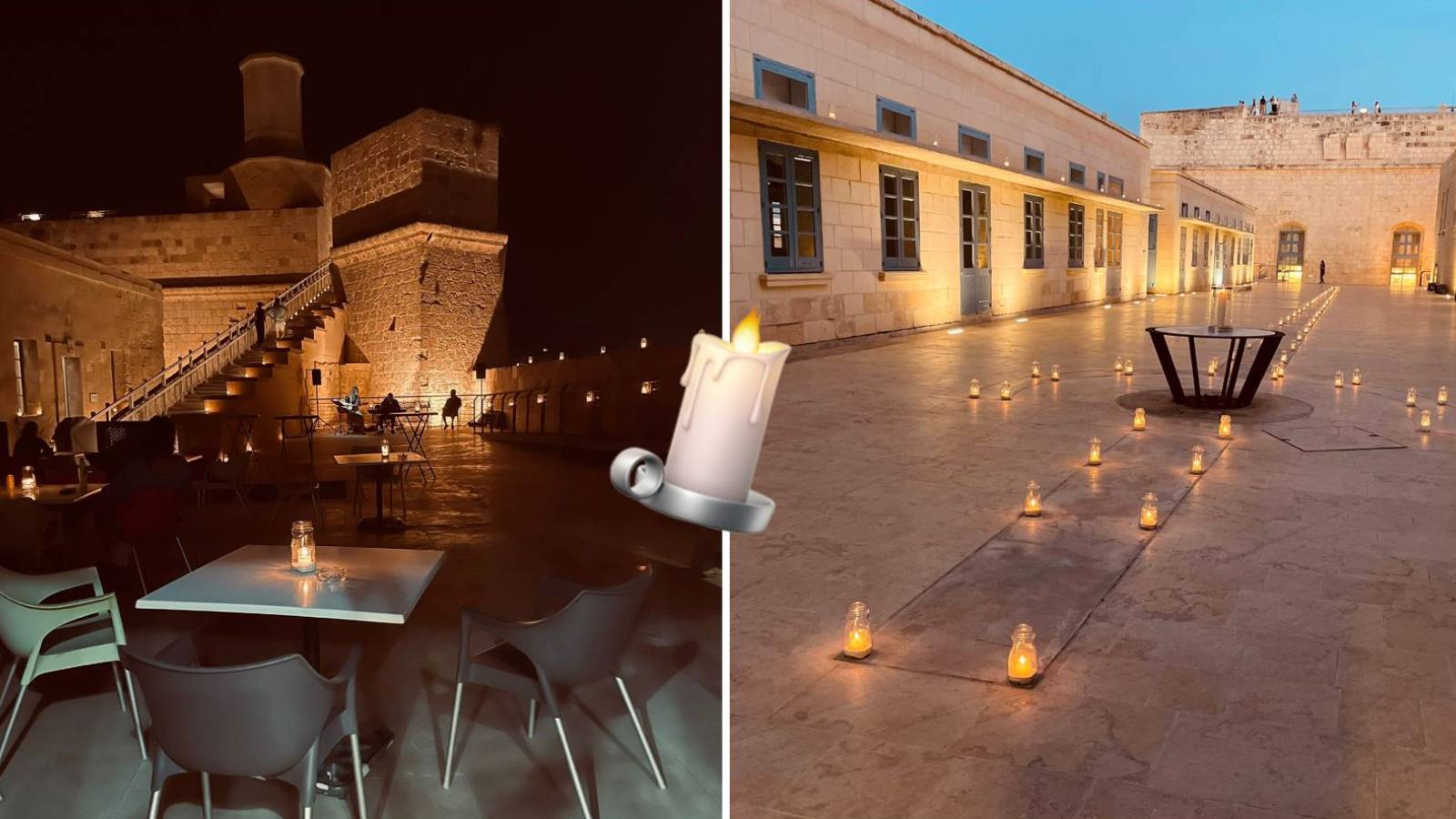 Birgu at night! Three sites, one city, and a weekend to remember