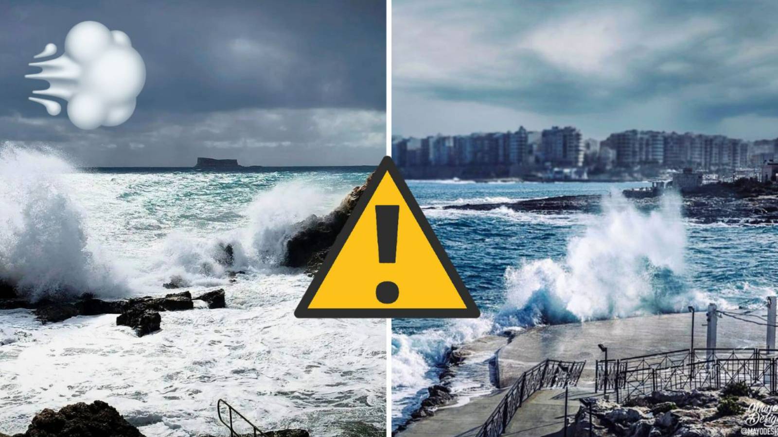 It’s about to get windy! Force 7 winds are set to sweep Malta tomorrow