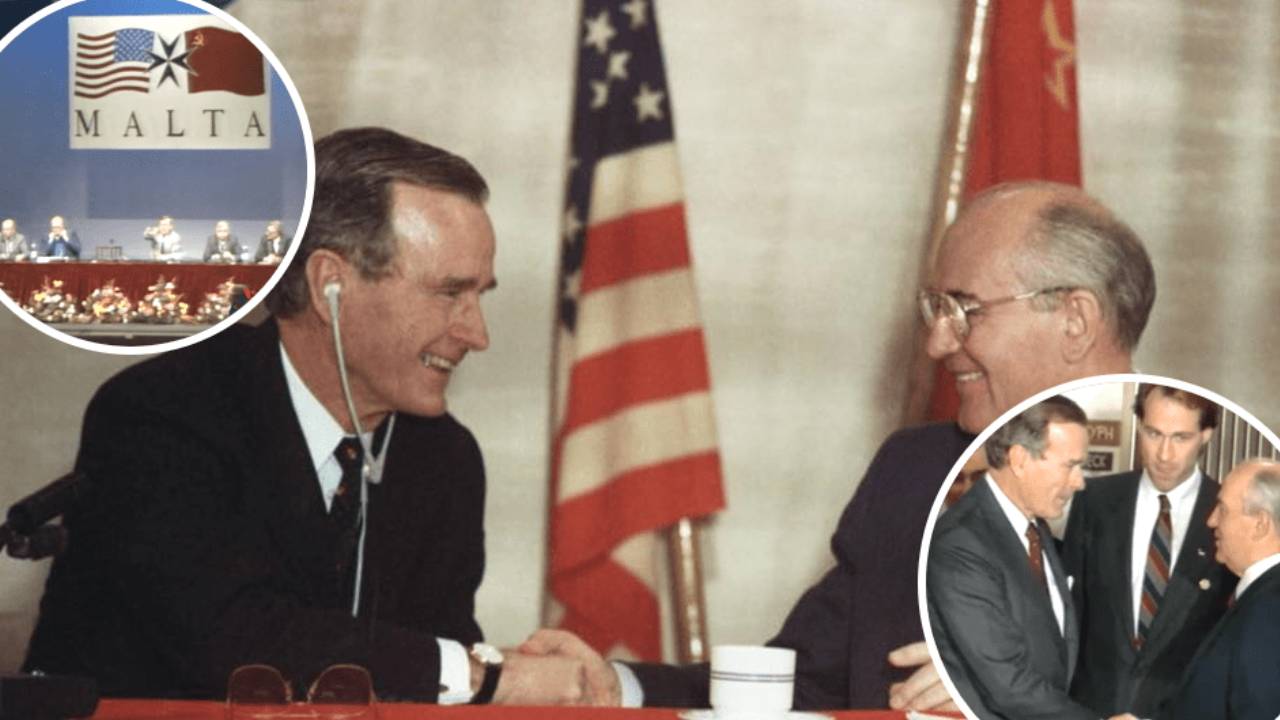 Did you know? 36 years ago today Bush and Gorbachev met in Malta to end ...