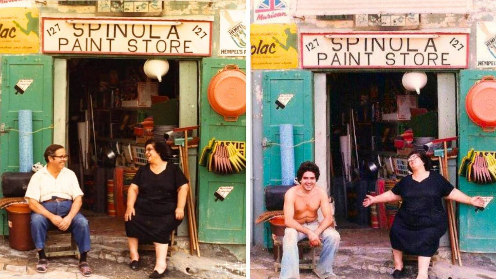 Do you remember the Spinola Paint store owned by the ever so cheery Delina and Pawlu?
