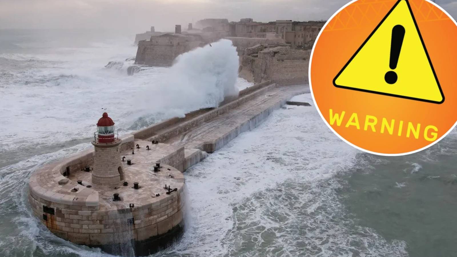 Orange weather warning issued as Force 9 winds batter Malta on Carnival ...