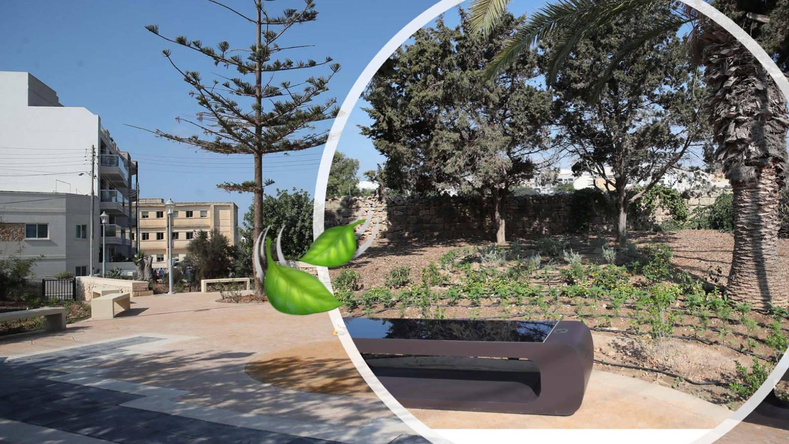 Welcoming and accessible! Green space in Mosta transformed into a ...