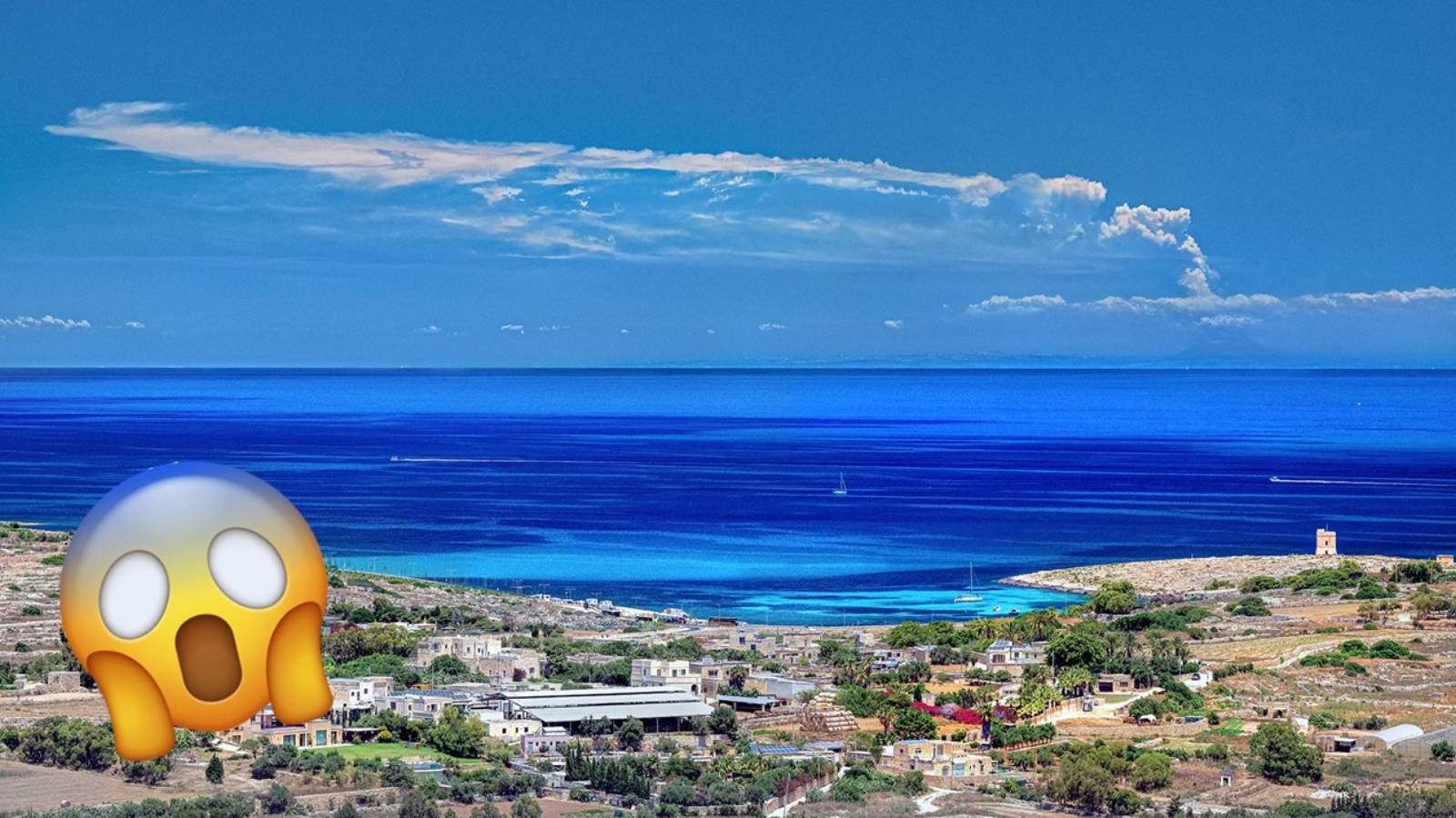 A rare natural spectacle! Stunning Mount Etna eruption captured from Malta