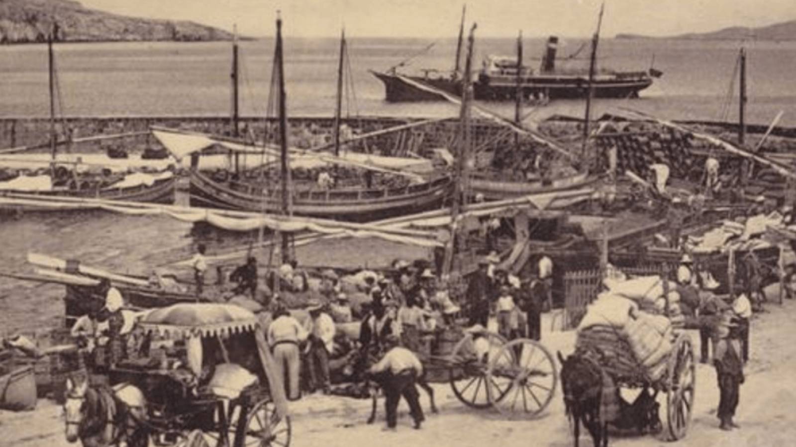 Here’s what traffic at Gozo’s Mgarr Harbour once looked like
