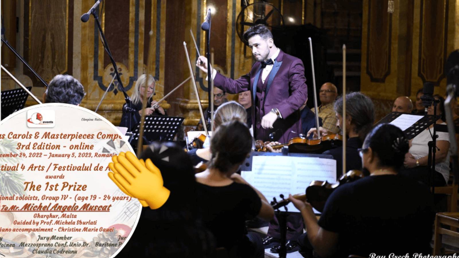 Bravo! Local Tenor Angelo Muscat wins prestigious singing Romanian ...