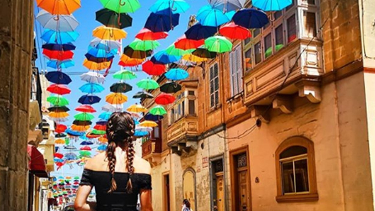 YAS! Zabbar’s colourful umbrella street wins Best Social Media Campaign ...
