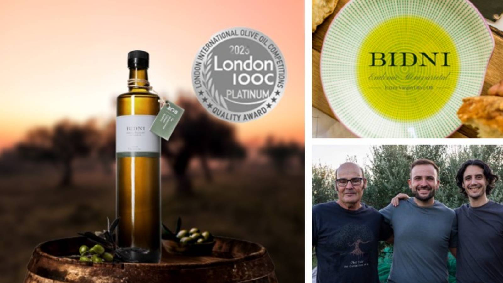 Making history! Bidni, Maltese olive oil, wins the Platinum Award at ...