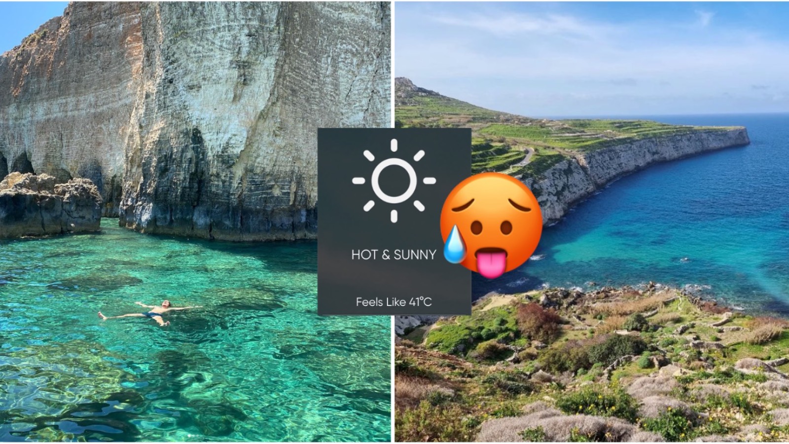 Malta, are you feeling the heat? Intense heatwave with temperature of ...