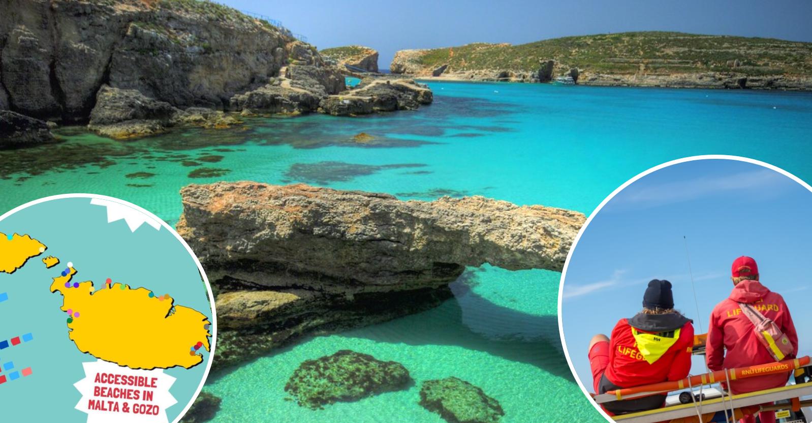 Beach day for all! These are ALL the Maltese beaches with accessible ...