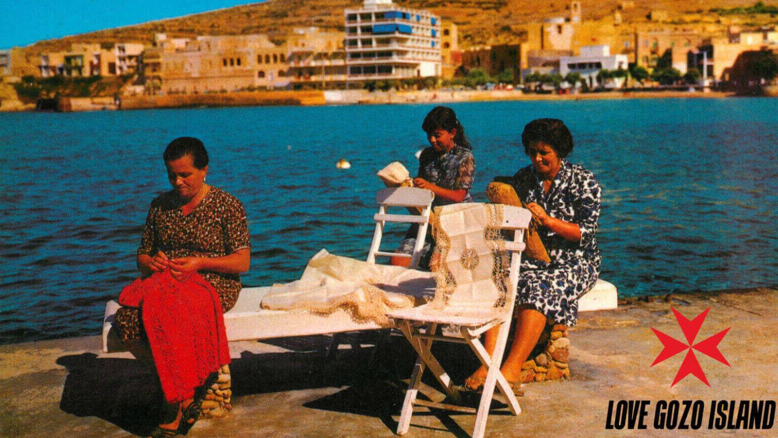A blast from the past! 1970’s photo shows Gozitan lace makers working ...