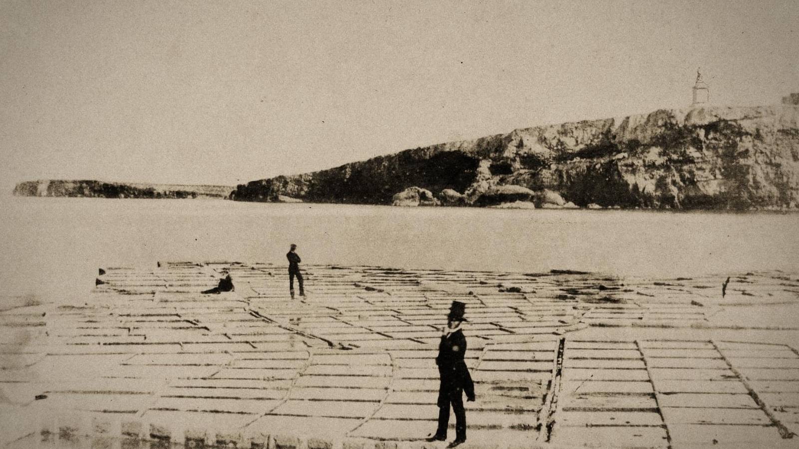 Retro Malta! Photo shows Mellieha's Selmun Salt Pans in 1846