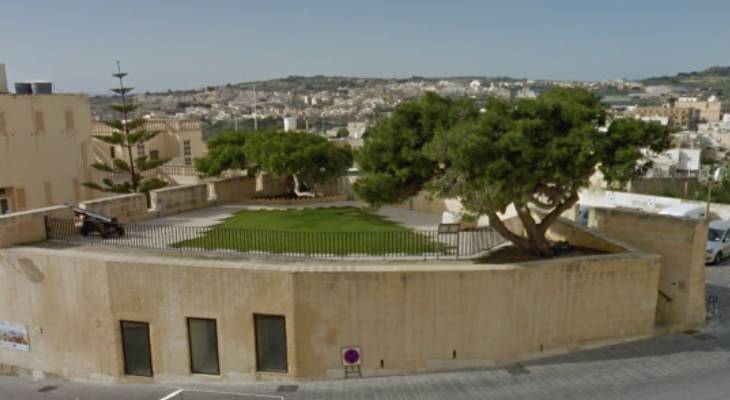 TLC loading! Works to restore the ravelin outside Gozo’s citadel are ...