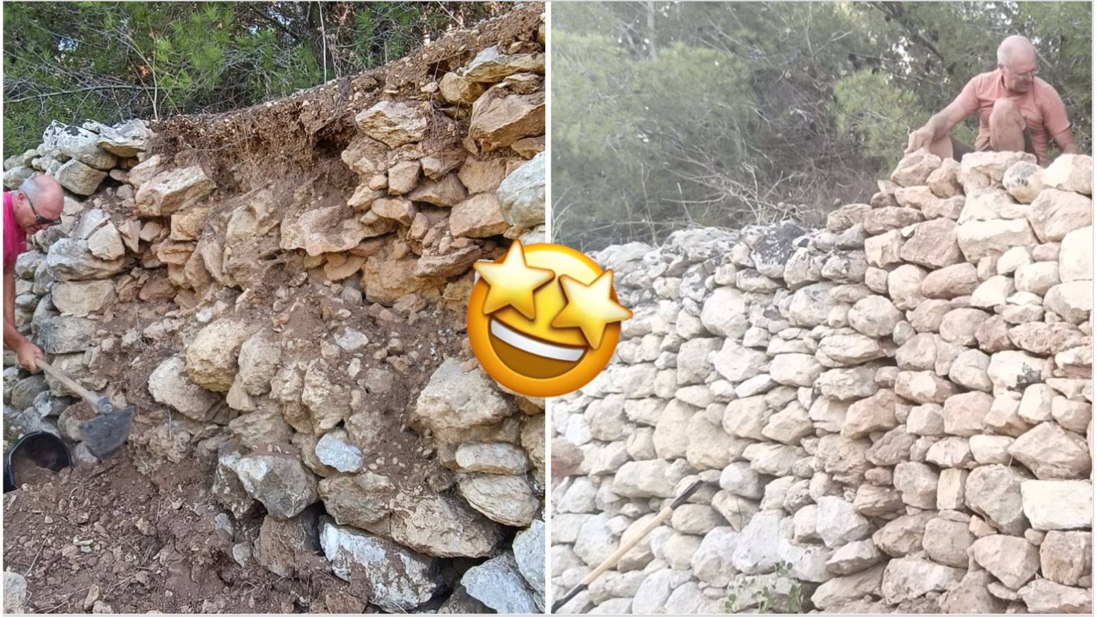 Reviving heritage! Wied Għollieqa’s rubble wall stands strong again