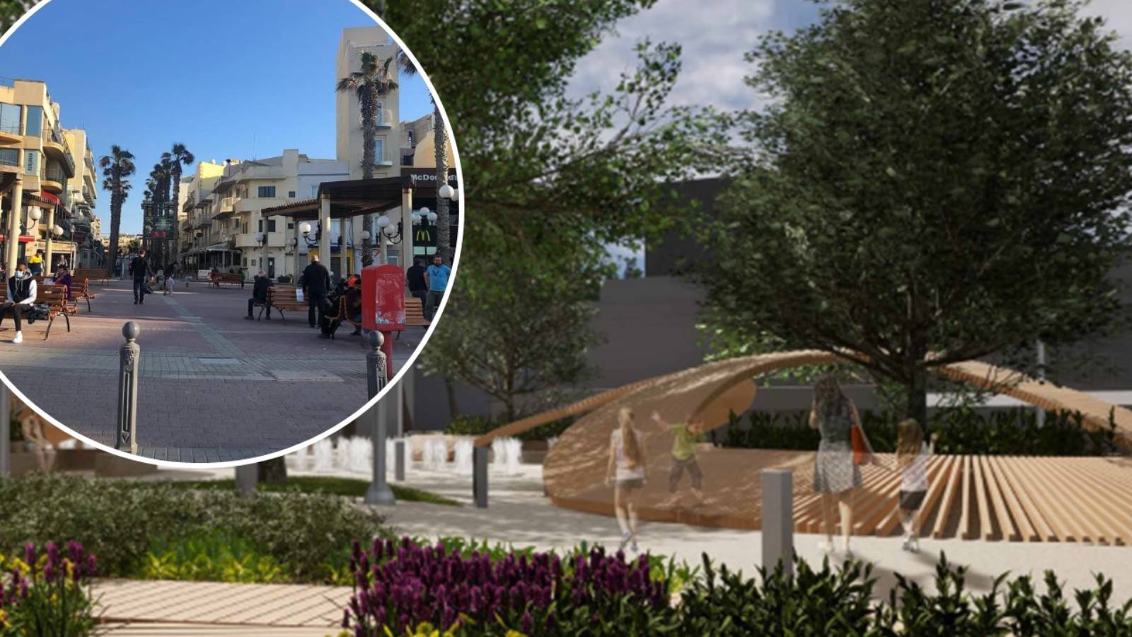 Bugibba Pjazza gets a makeover! Regeneration project begins, set for ...