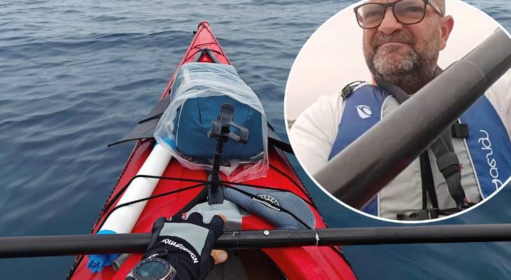 Real-life hero! Anthony Delia to kayak 94km from Sicily to Malta for ...