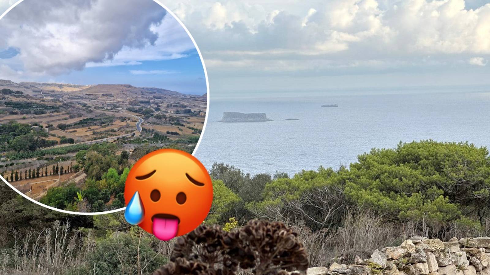 Second summer! Temperature in Malta feels like 35°C today with little ...