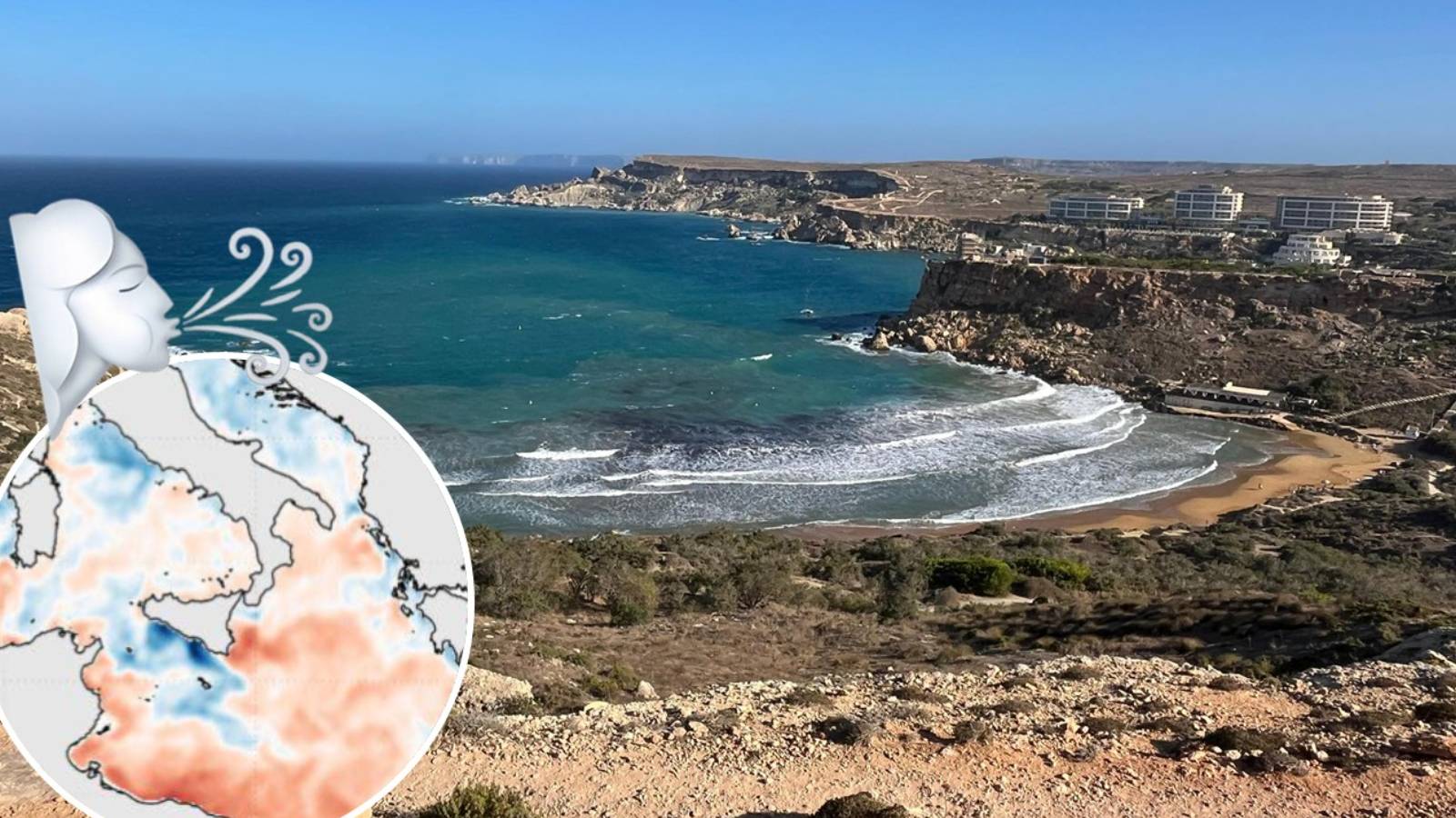 Refreshing! Sea temperatures drop below average across Malta & Gozo ...