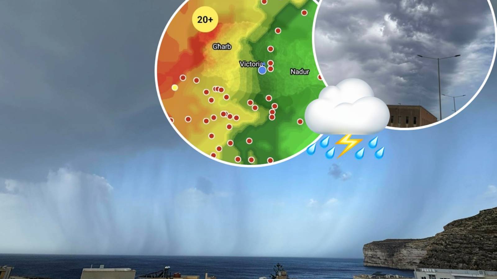 WATCH: Storm clouds gather and heavy rain pelts Gozo – is an ...