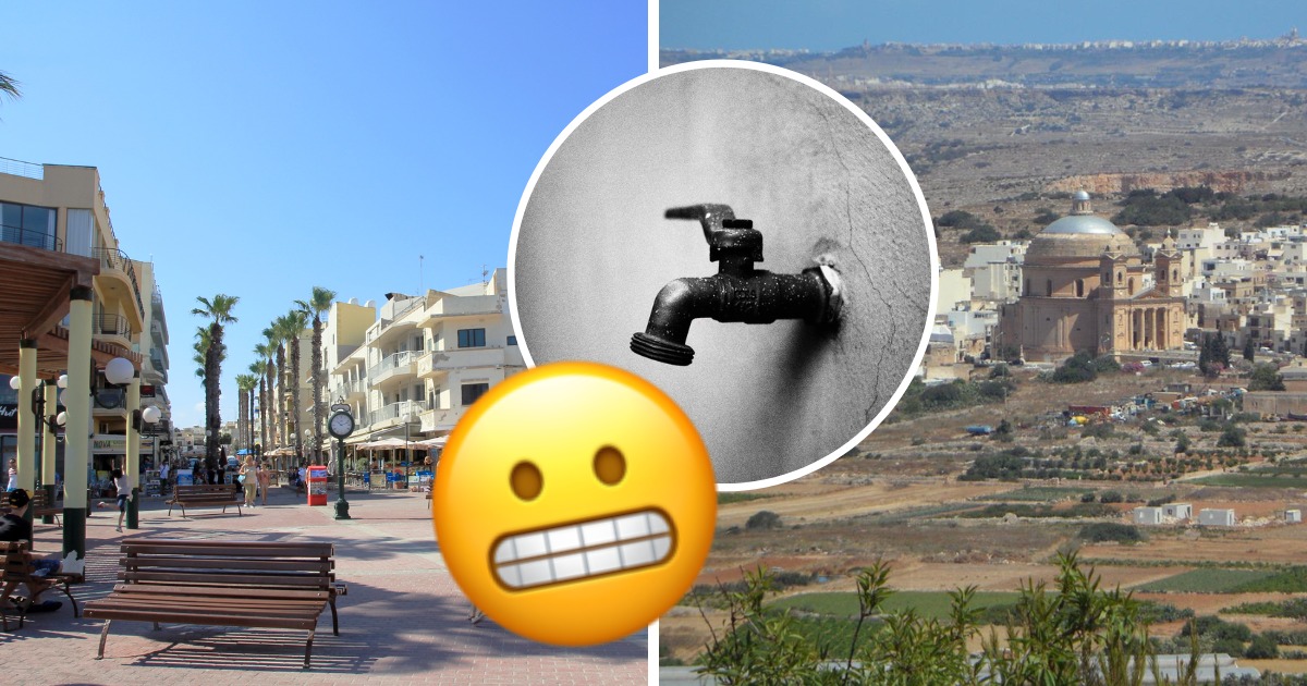 Attention! Seven entire Maltese localities have their water supply ...