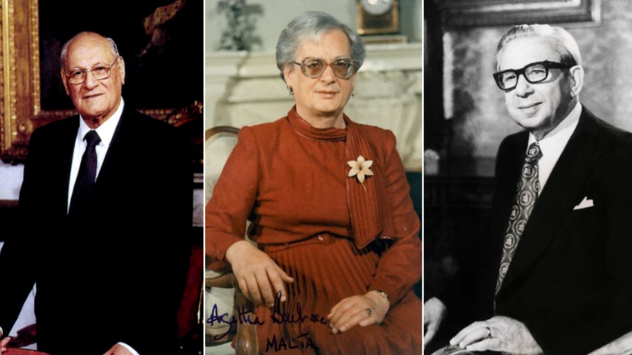 Who were the Presidents of Malta from 1974 until now?