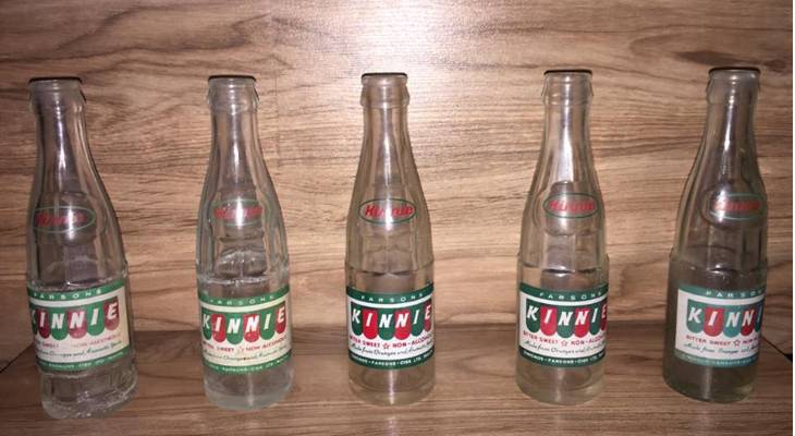 Throwback alert! Check out these vintage Kinnie bottles from the '70s