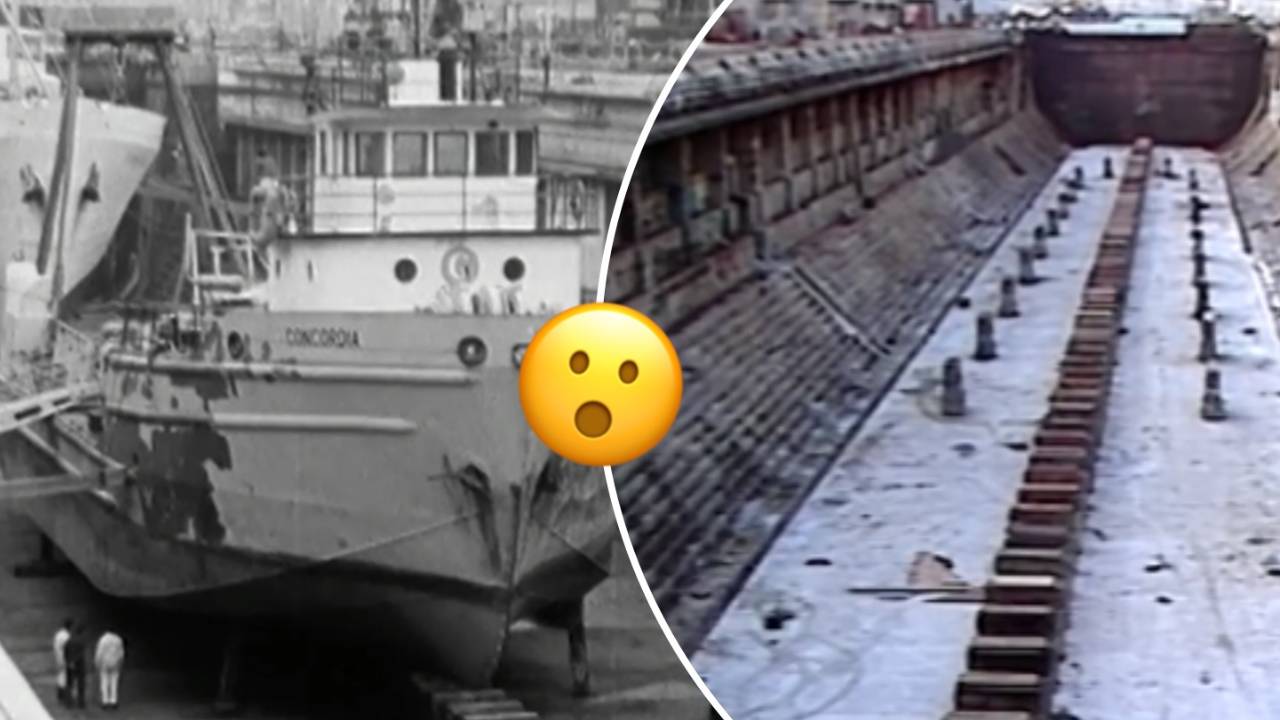 WATCH: This is what the Malta Drydocks looked like 60 years ago!