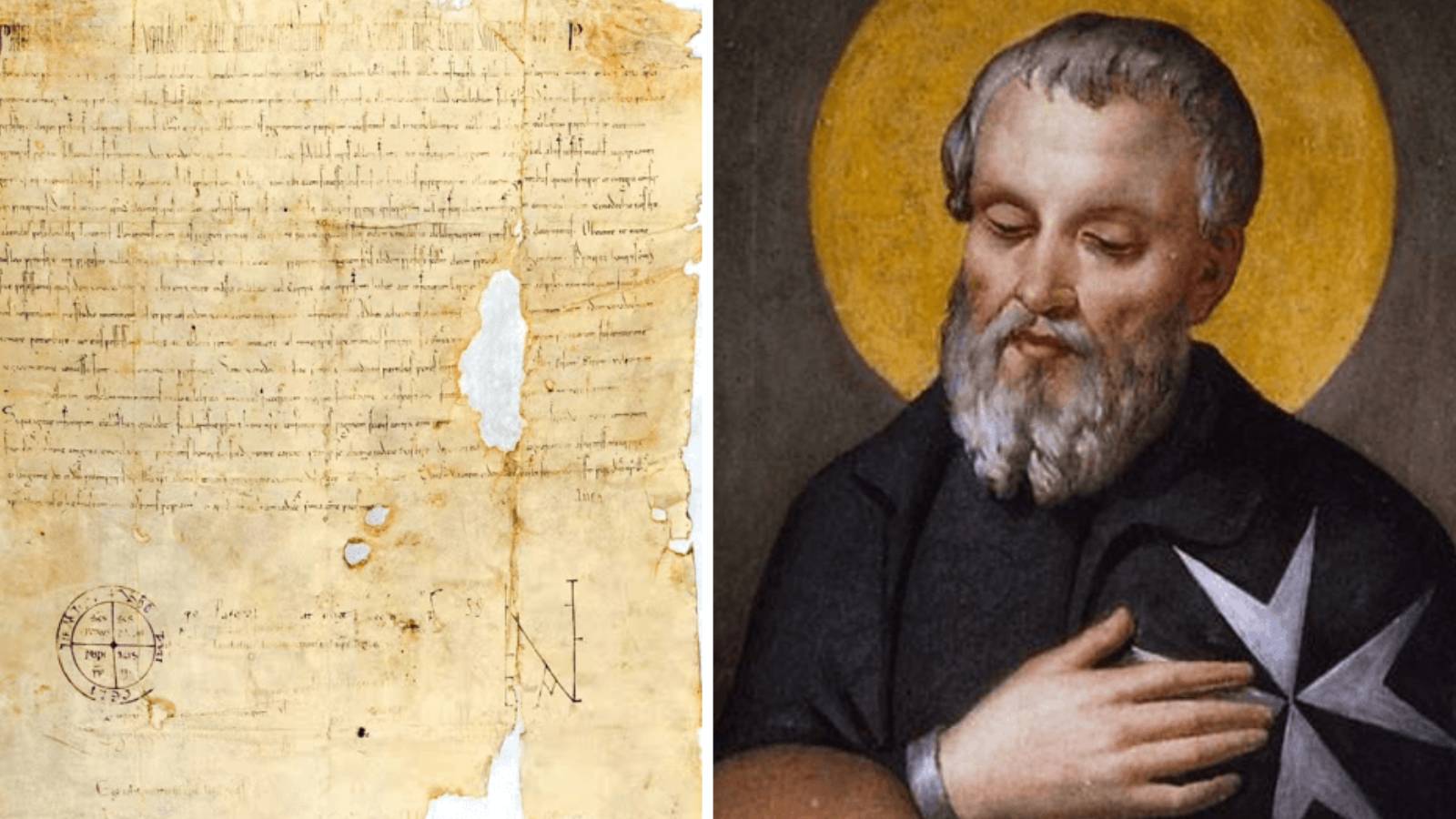 Knights of St John history uncovered! A letter sent in 1113AD by the ...