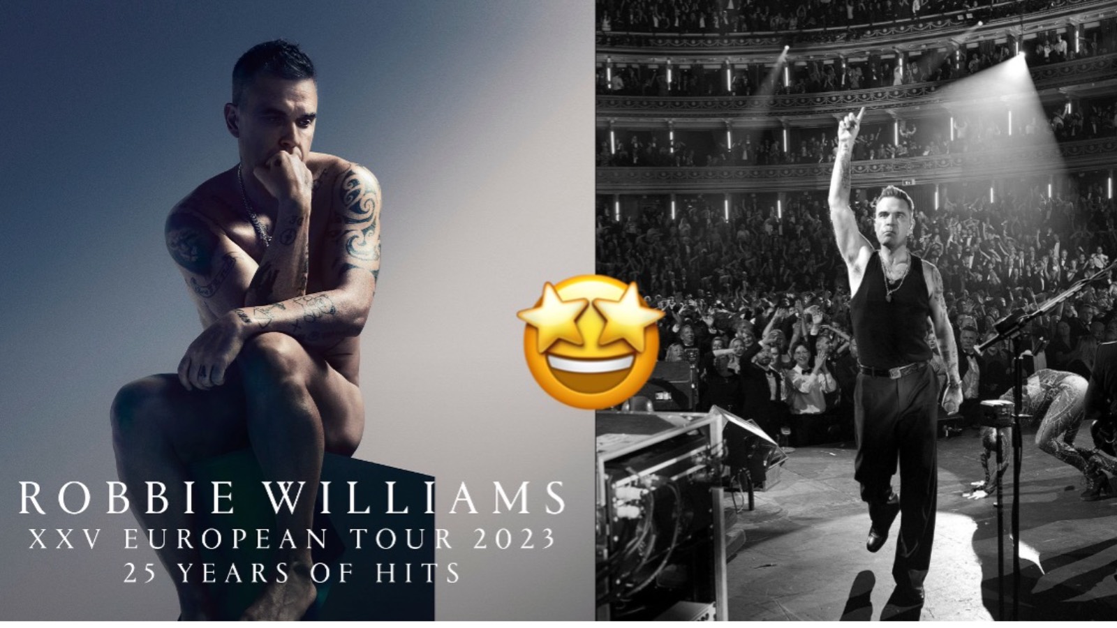 Let me entertain you! Music legend Robbie Williams to perform live in ...