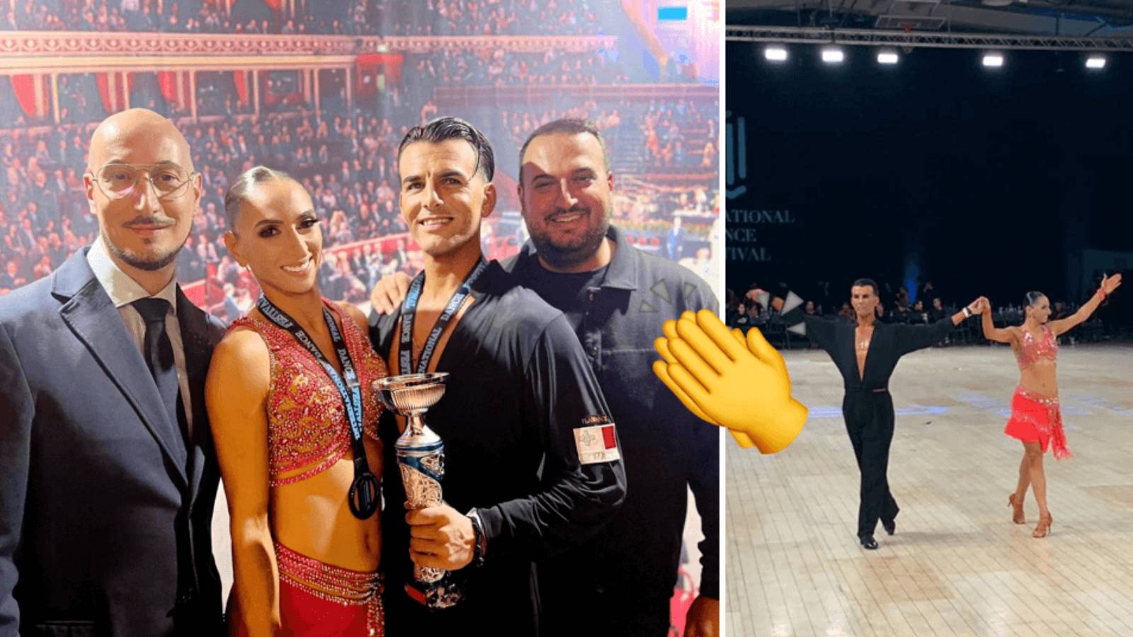 A first for Malta! Two Maltese Latin dancers win prestigious title at ...