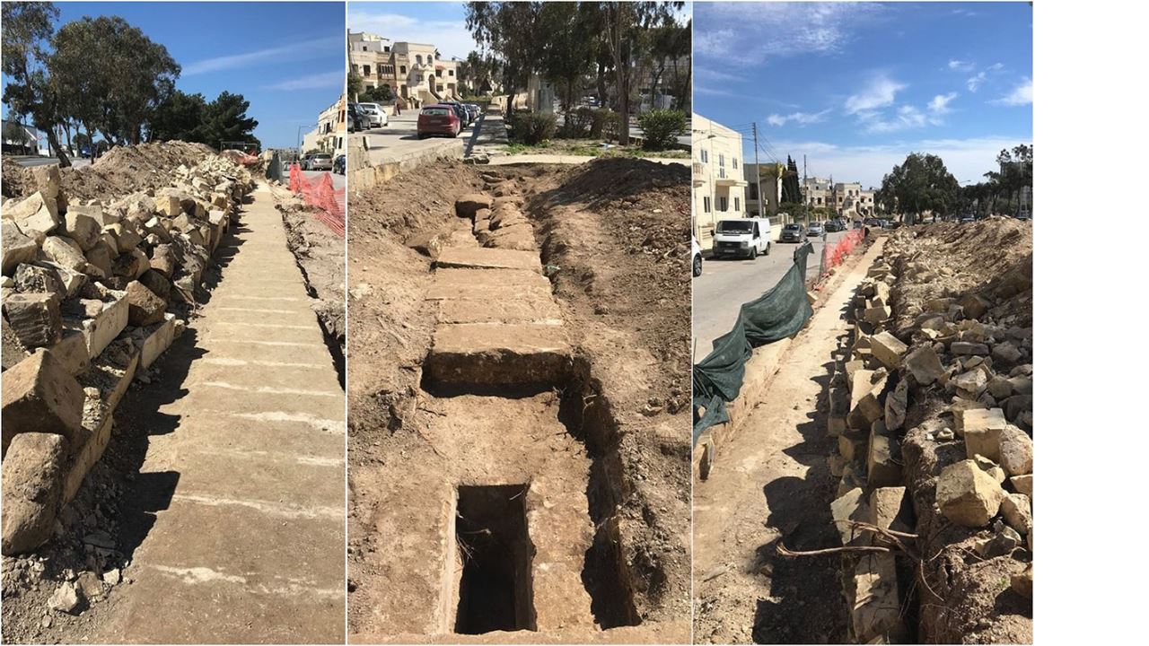 Incredible remains revealed during works near 17th-century Wignacourt ...