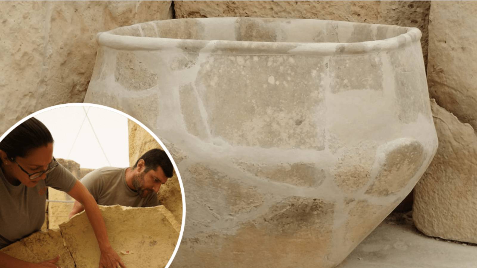 Fully restored! Large bowl excavated by Sir Temi Zammit put back to its ...