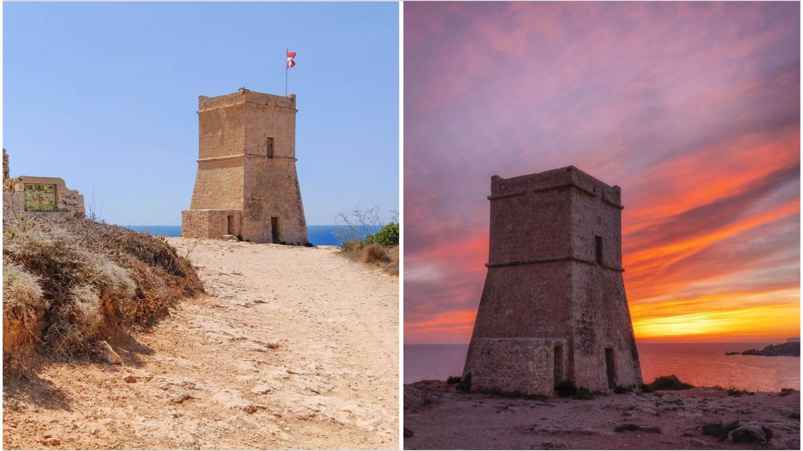 Reviving history! Historic Għajn Tuffieħa tower restored to its former ...
